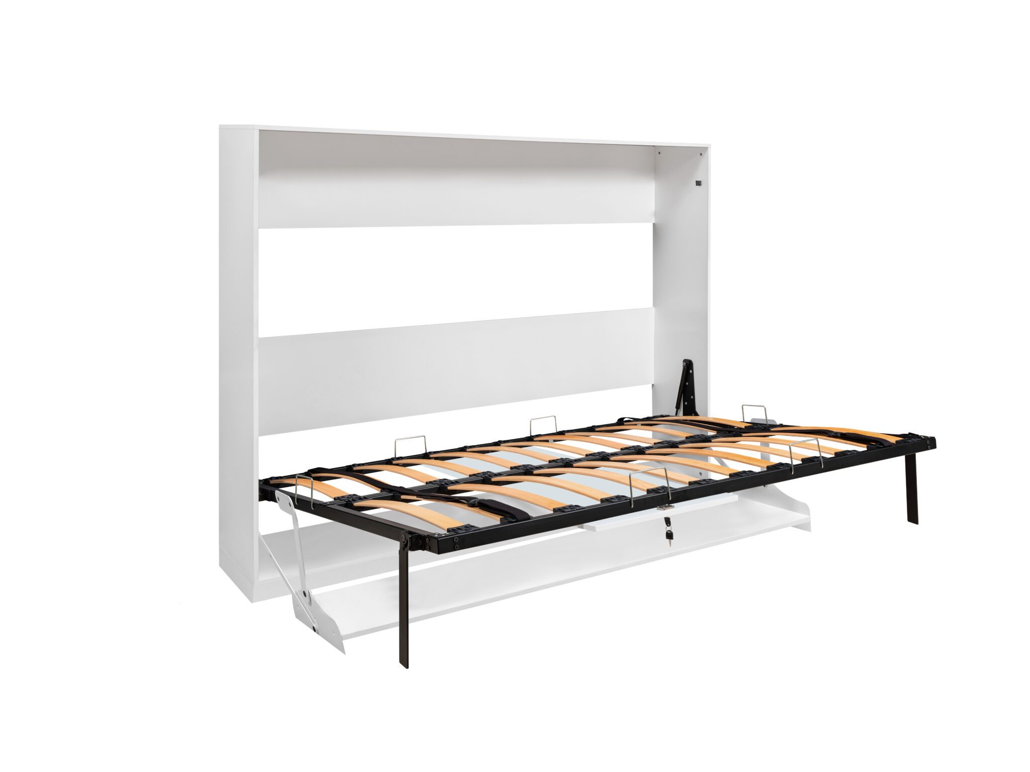 Double Horizontal Wall Bed with Extendable Table Mechanism - Modamob ...