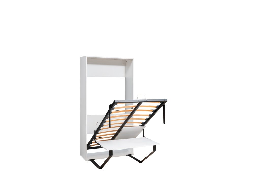 Single Vertical Wall Bed with Extendable Table Mechanism - Modamob ...